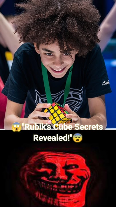 Rubik's cube magic trick revealed 😱 |yt shorts |shorts |magic |trick ...