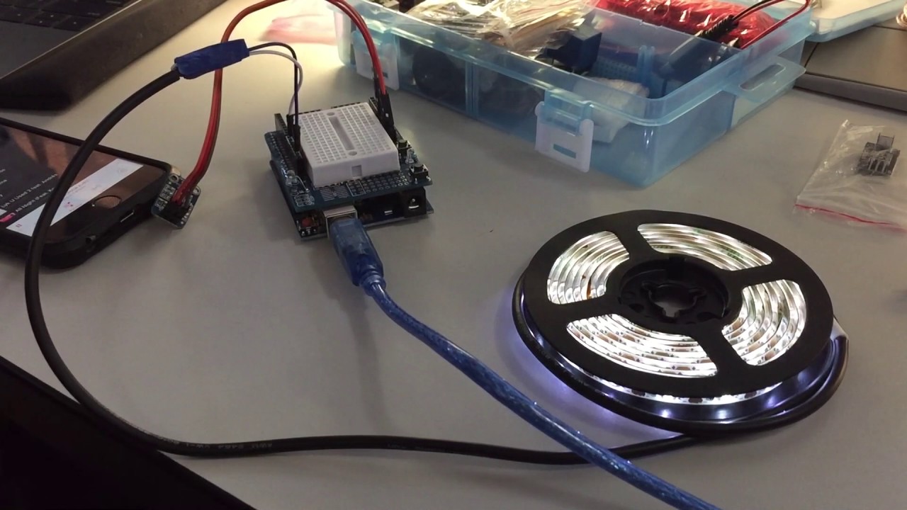 Arduino Responsive lighting w/ Sound sensor - YouTube