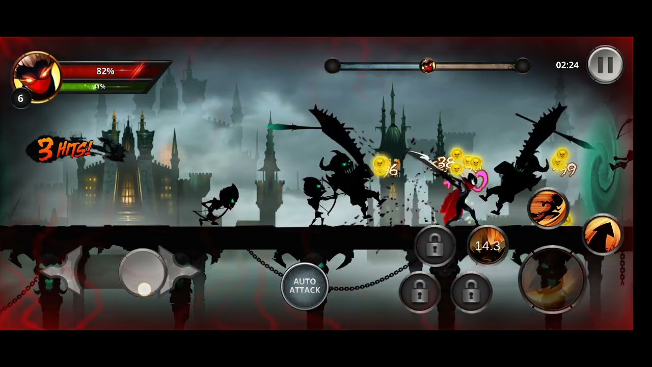 stick man fighting with new skills with new power - YouTube