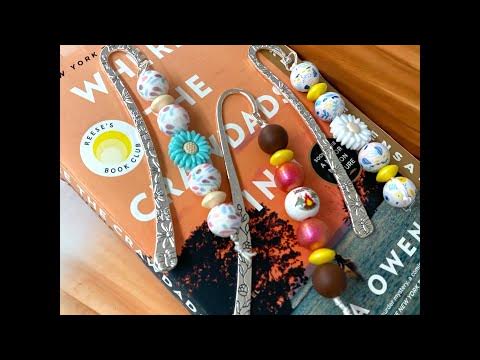 How To Make A Beadable Bookmark - YouTube