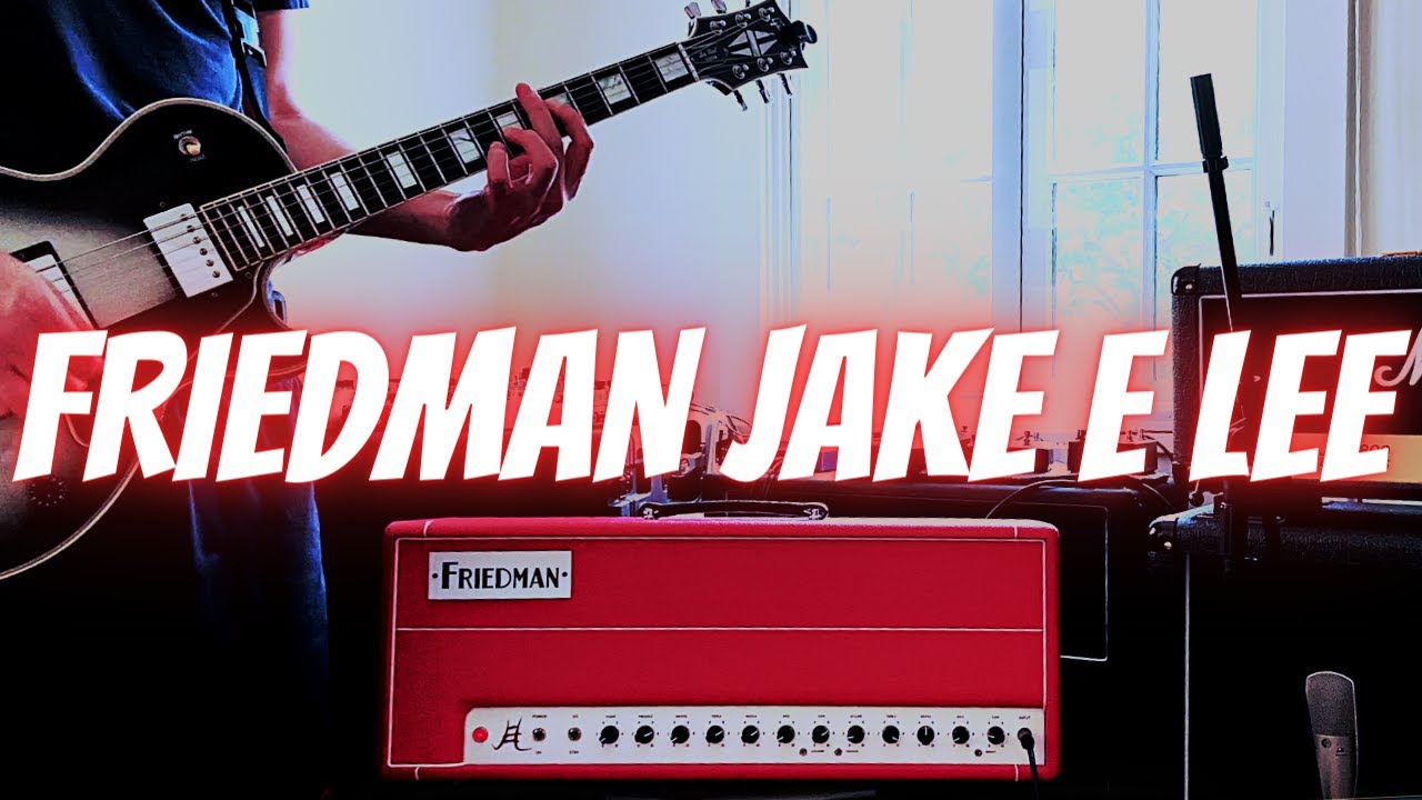 Friedman Jake E Lee JEL-100 w/ Gibson Les Paul Custom | Mark Bouras ...