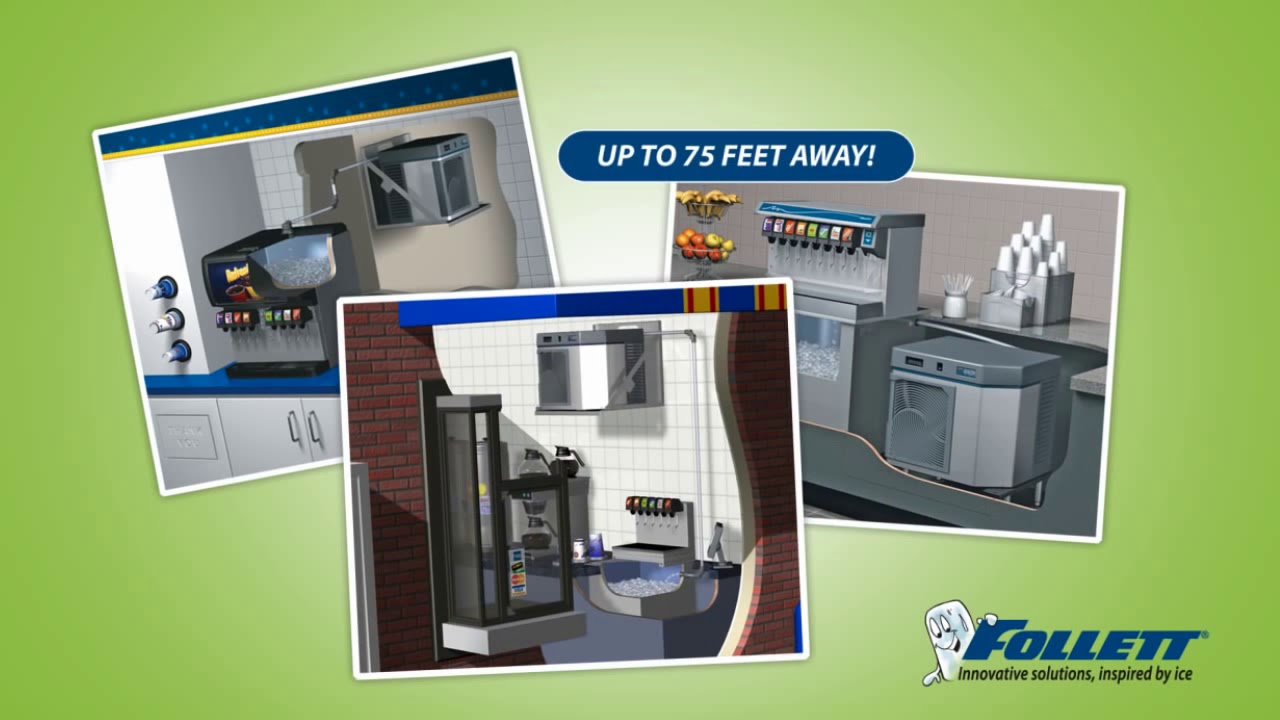 Follett RIDE remote ice delivery equipment - YouTube