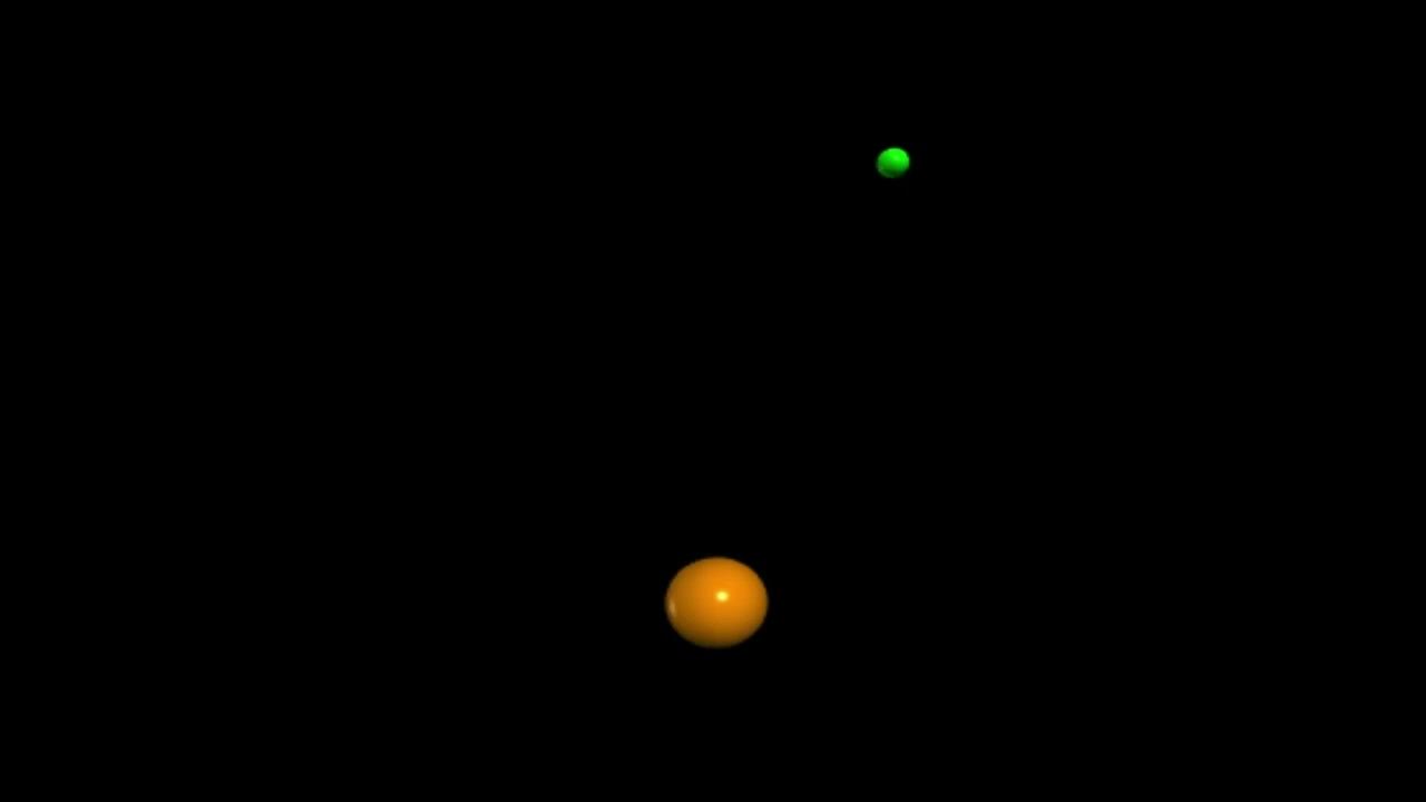 Vpython Tutorial 4 Exercise 1 Resulting Animation Youtube