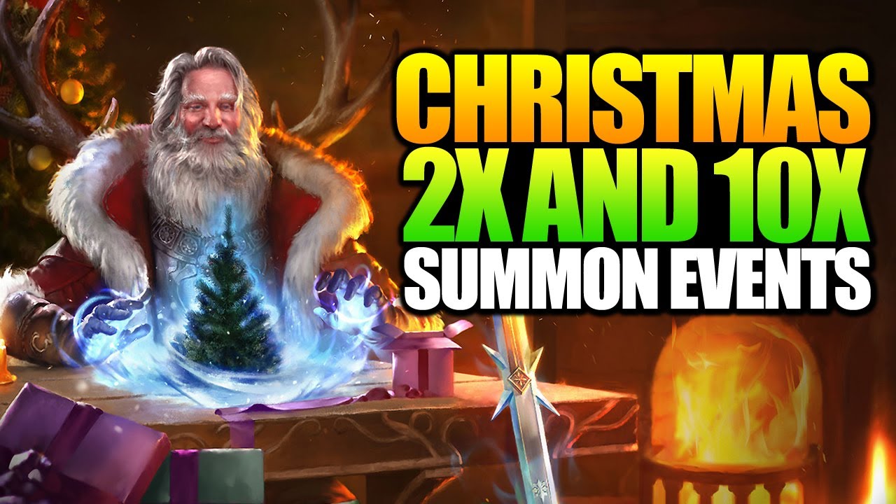 🚨SPECIAL CHRISTMAS🚨SUMMON EVENTS!! BOOSTED SUMMONS RAID SHADOW LEGENDS ...