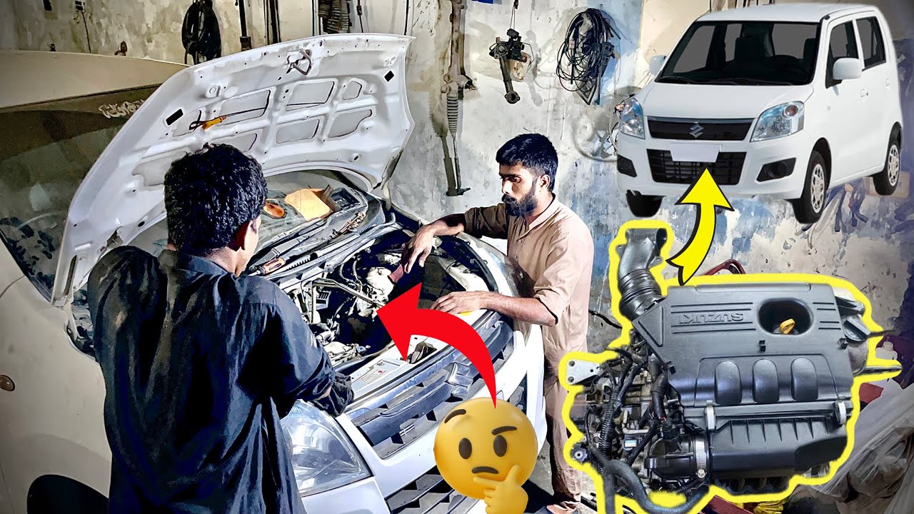 How To Fix Dead Engine Oil Burning Problem | Wagon R Engine Rebuild ...