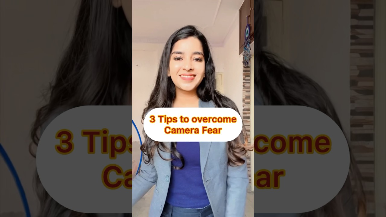 Don’t be scared of camera.. Practice these 3 tips to make it easier # ...