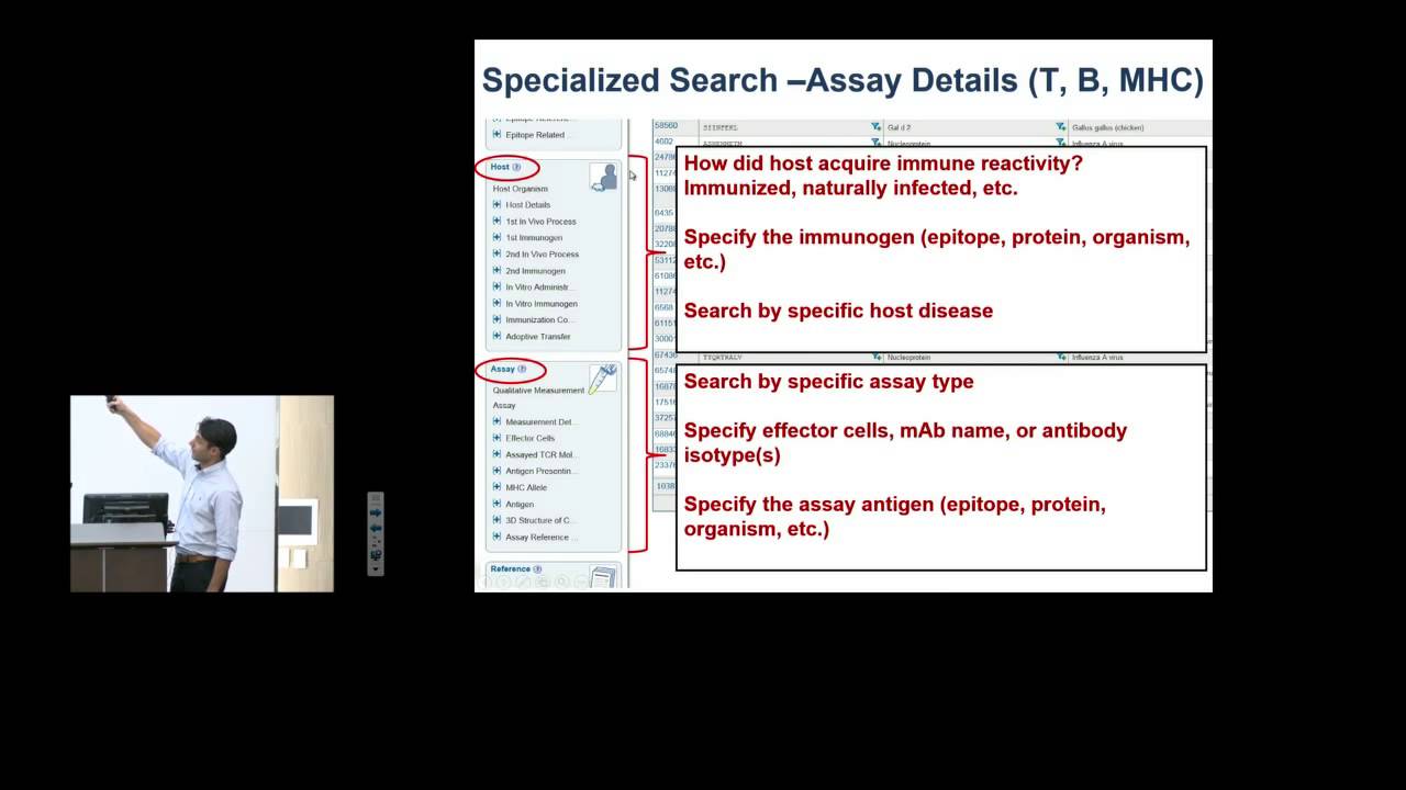 Immune Epitope Database (IEDB) 2015 User Workshop - Finding Data ...