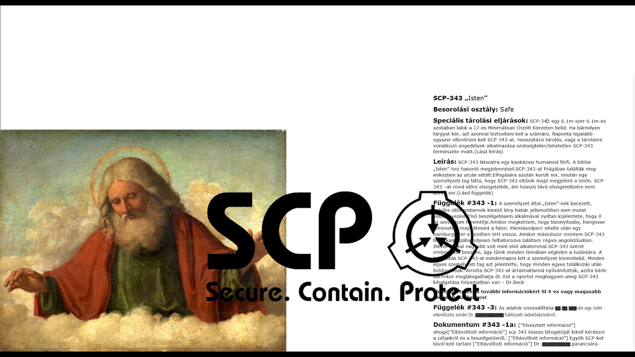 SCP-343 "Isten" - YouTube