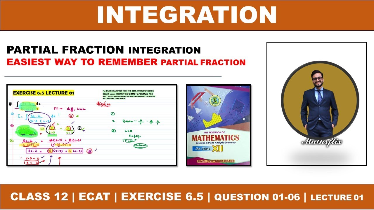 SECOND YEAR MATHS CHAPTER 06 INTEGRATION | EXERCISE 6.5 LECTURE 01 ...