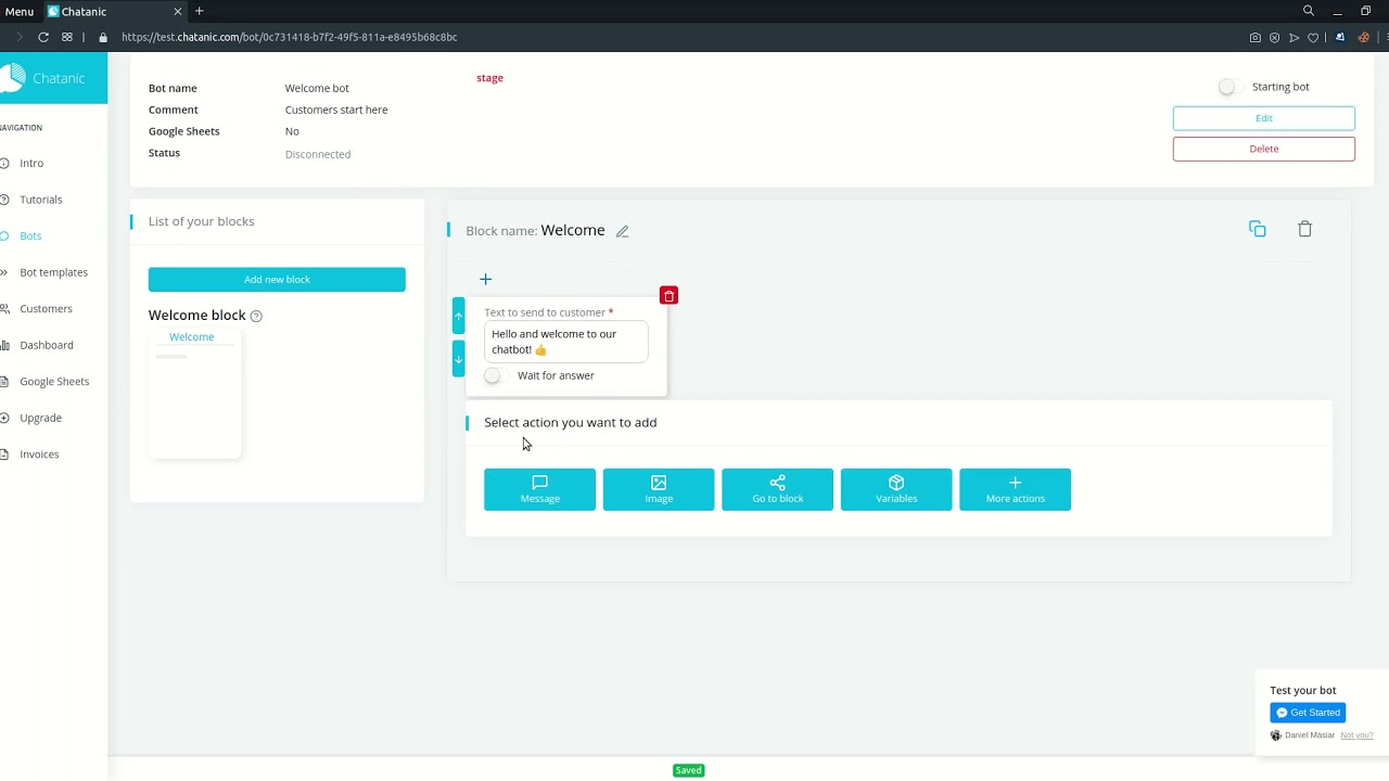 Chatanic tutorial 04 - Multiple bots - YouTube