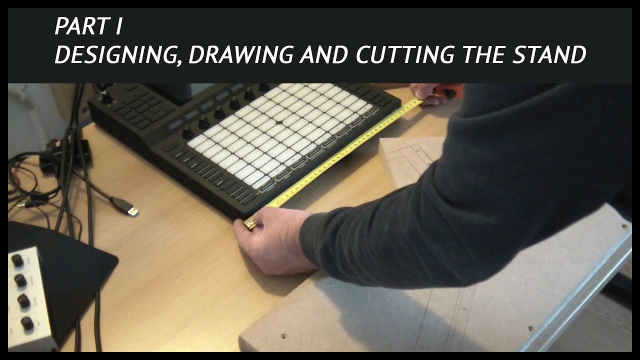 Part 1/2 - How to create a DIY synthesizer stand for the Akai Force ...