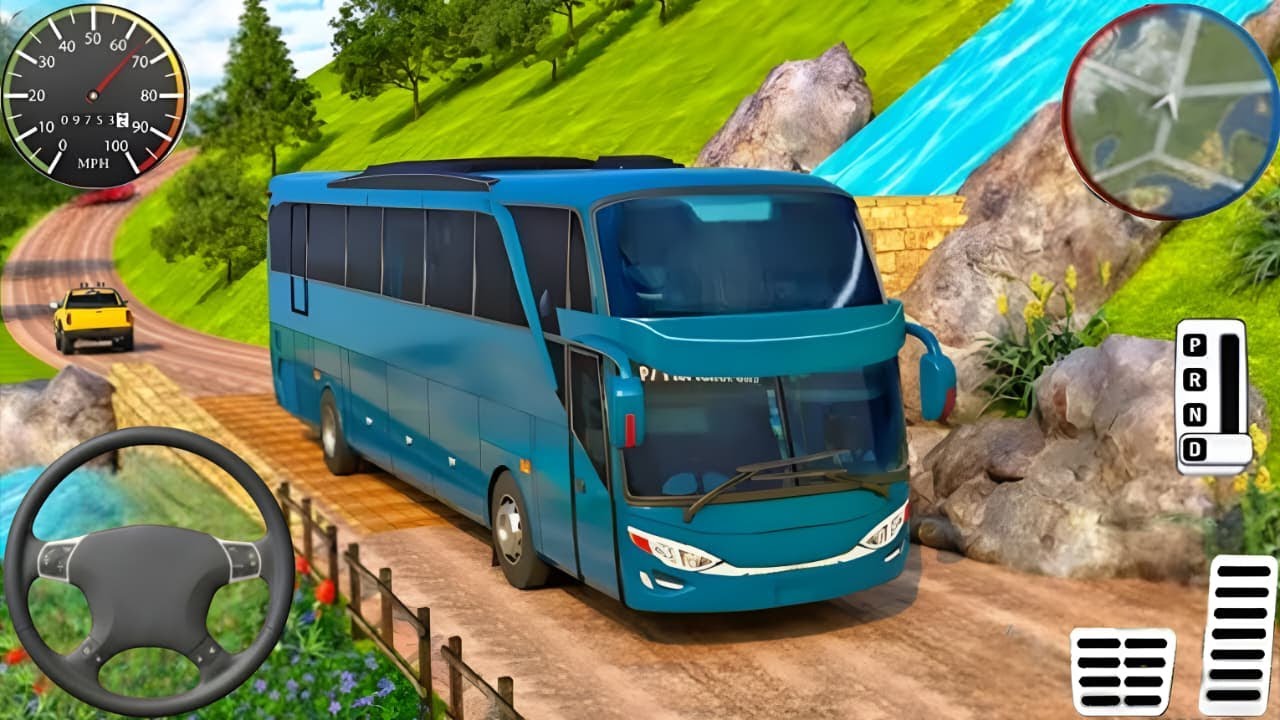 Off Road Coach Bus Simulator 3D Game - City Coach Bus Driving Simulator ...