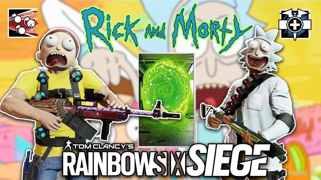 Y7S1 RICK AND MORTY x RAINBOW SIX SIEGE 3.0- Uniforms, Weapon Skins ...