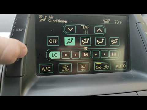 Toyota Prius 20 kuzada İstiliyin (peckanın) qoşulması | Qış rejiminə keçid