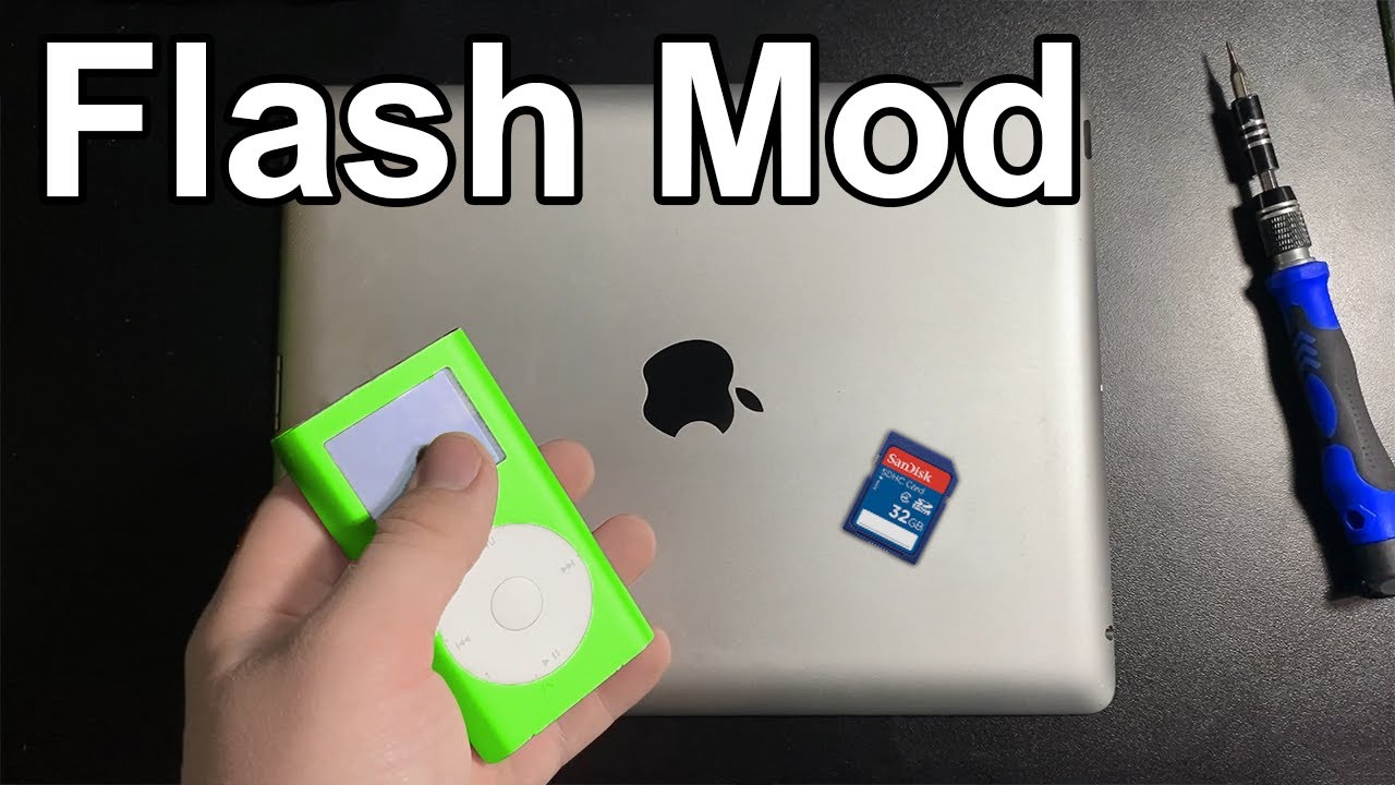 How to Flash Mod an iPod Mini - American DankPods Edition - YouTube