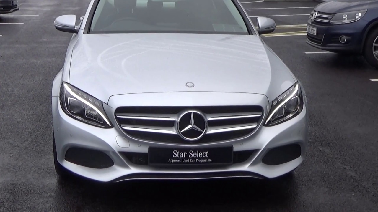 CMG MERCEDES BENZ SLIGO: WP65AZN C-Class C220 D Sport Silver - YouTube