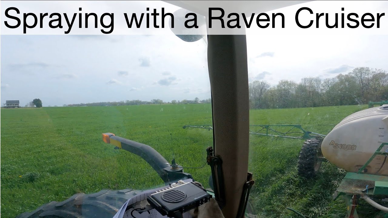 Spraying with a Raven Cruiser - YouTube