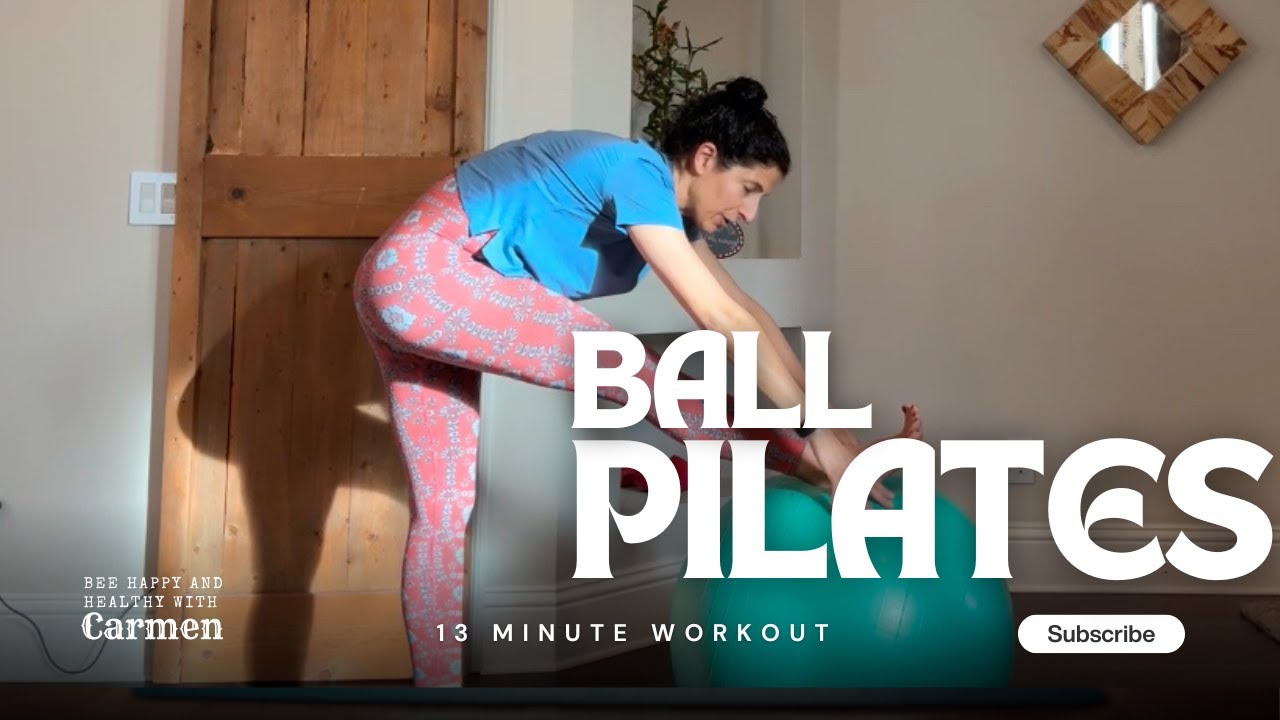 pilates fusion: elevate your stretch game with a stability ball | Ball ...