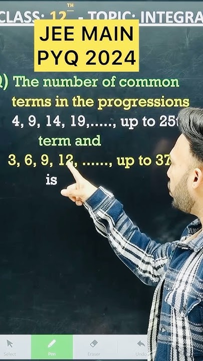 JEE MAIN PYQ 2024 ( 27 Jan - shift 1 ) || Arithmetic Progression PYQ ...