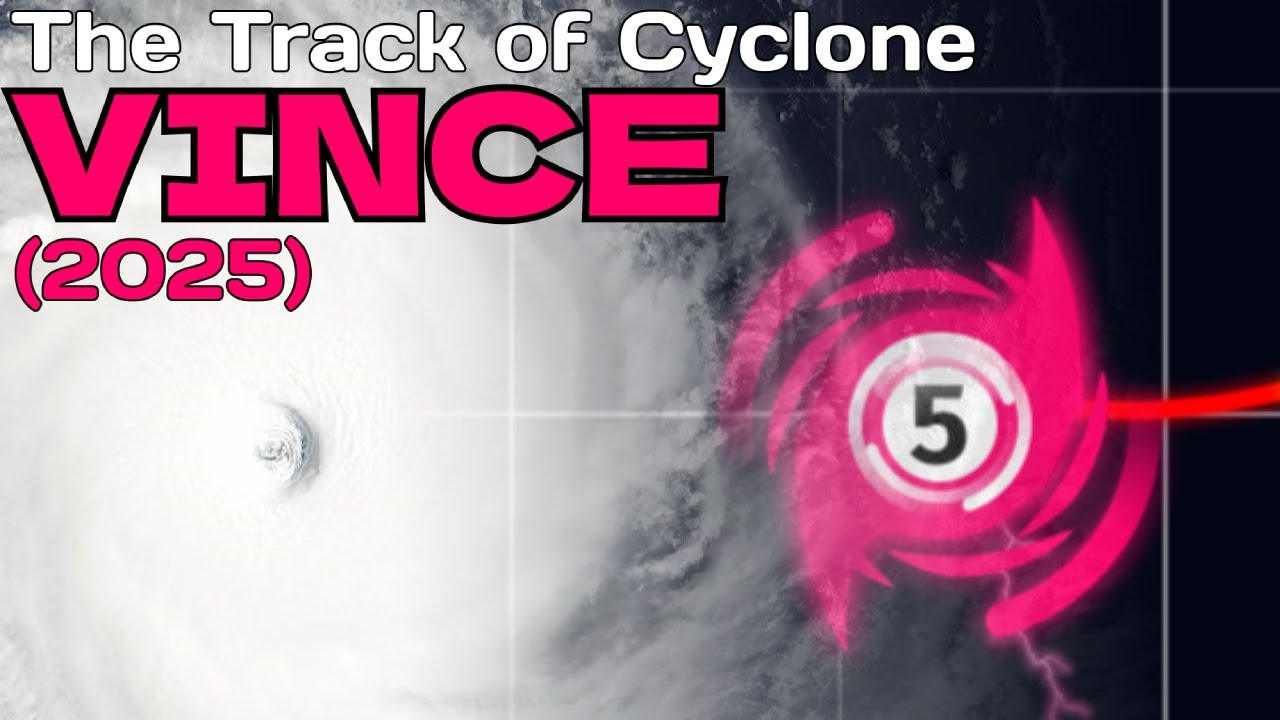 The Track of Cyclone Vince (2025) - YouTube