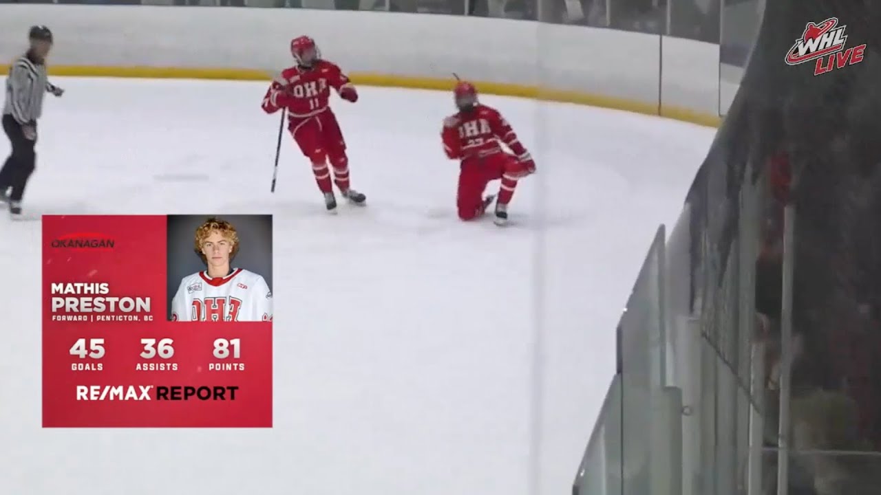 RE/MAX Report: Mathis Preston, Spokane Chiefs - YouTube