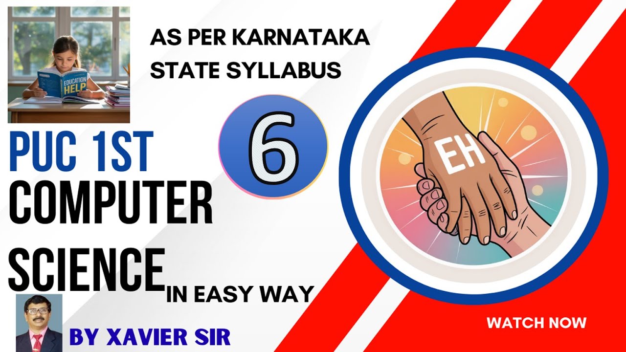 1st PUC Computer Science | Chapter 1 | Introduction to Computer System ...