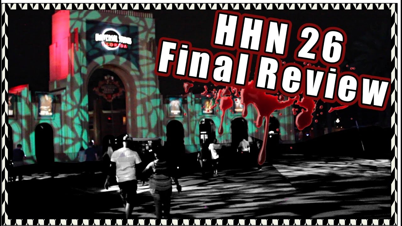 Halloween Horror Nights 26 Final Review - YouTube