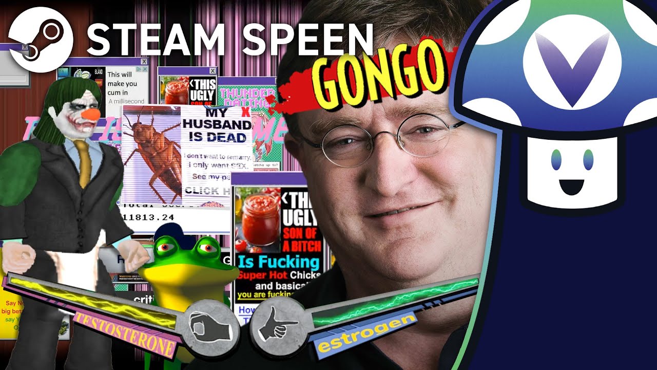 [Vinesauce] Vinny - Steam Speen: Frog & Gongo Games - YouTube