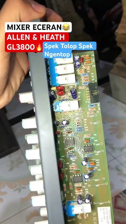 Mixer Sound System Allen Heath GL 3800 Original Boss🔥, Mixer Eceran - YouTube