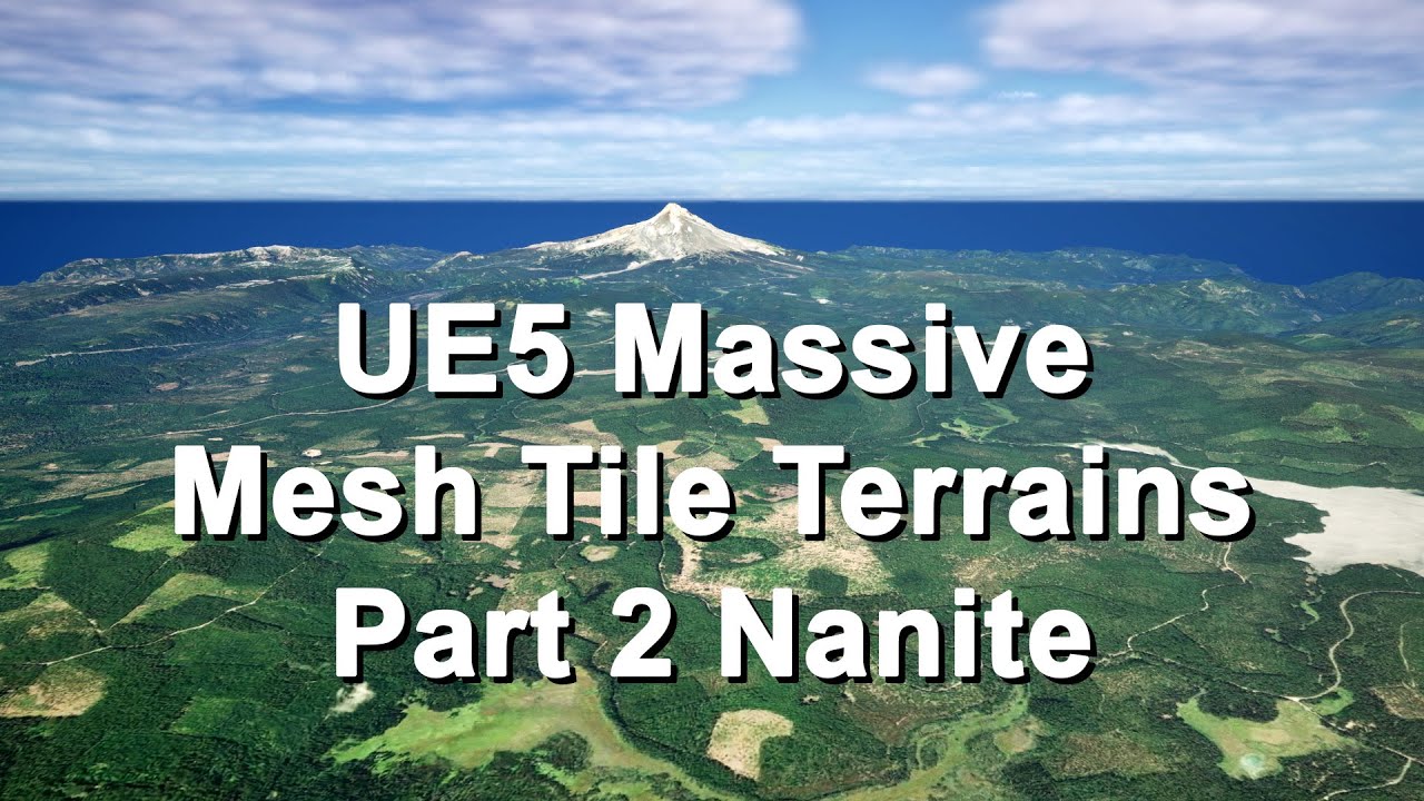 UE5 Mesh Tile TIN Terrain Part 2 Nanite - YouTube