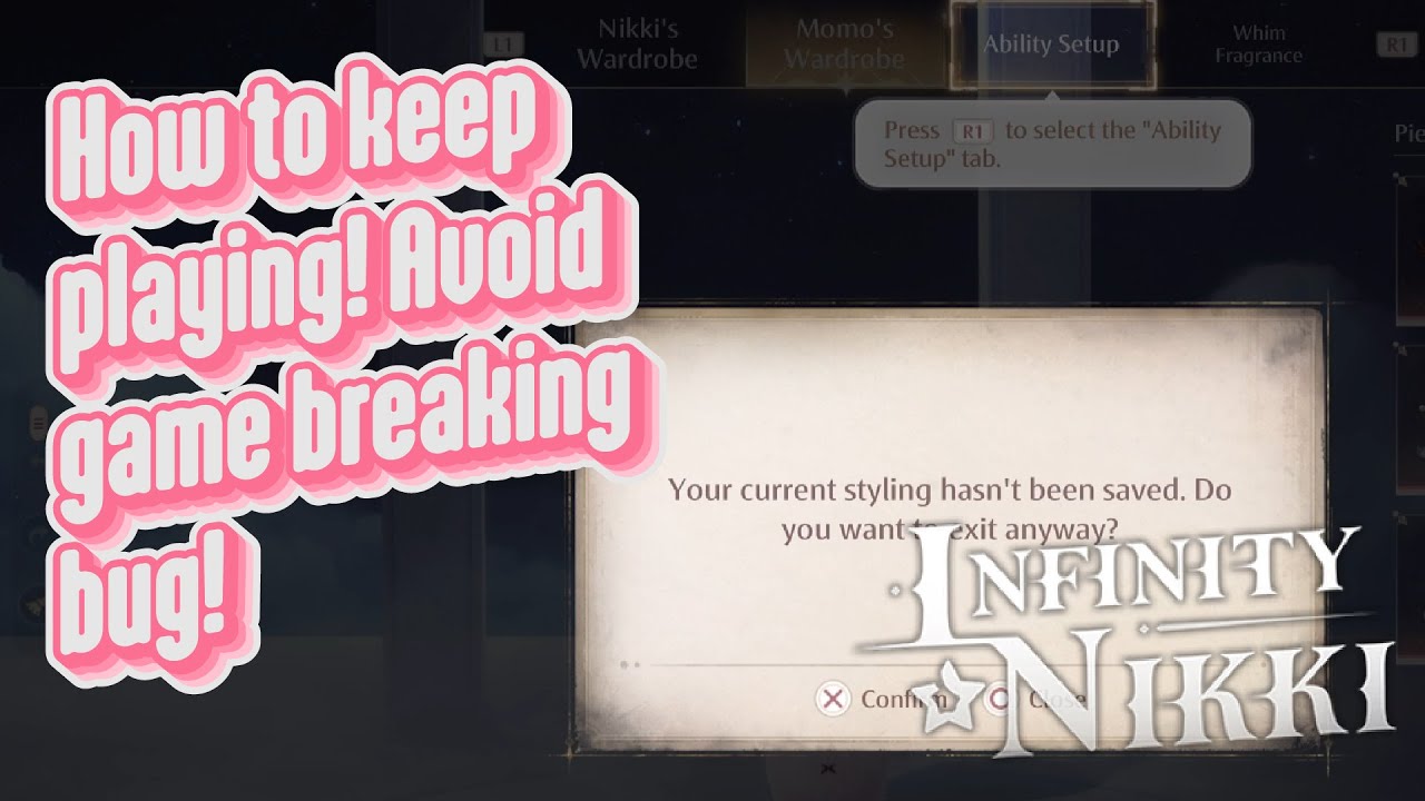 The Secret of Ability Outfits bug & how to keep playing! Infinity Nikki ...