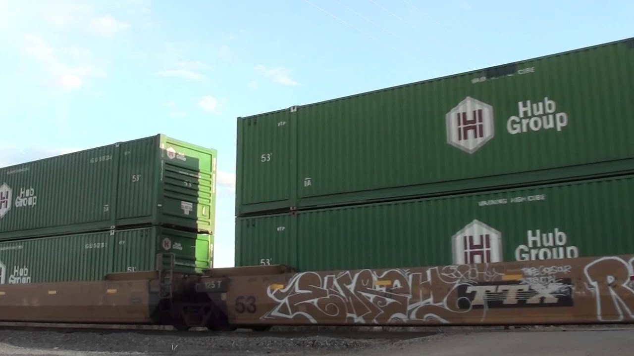 eastbound mixed intermodal train on the UP Pratt Sub 05/11/2015 - YouTube