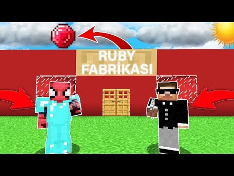 TEHLİKELİ MAFYA ZENGİN'in RUBY FABRİKASINI SOYDU! 😱 - Minecraft