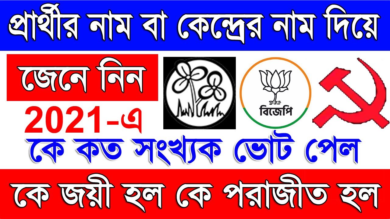 Candidate or Constituency Wise Election Result | assembly wise election ...