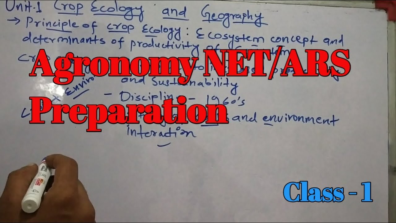 Crop ecology and geography | Principles of crop ecology | Agronomy NET ...