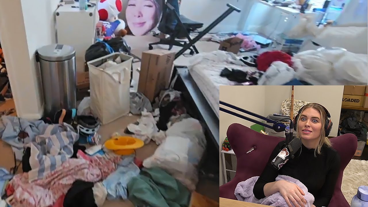 QTCinderella can't believe how bad ExtraEmily's room is - YouTube