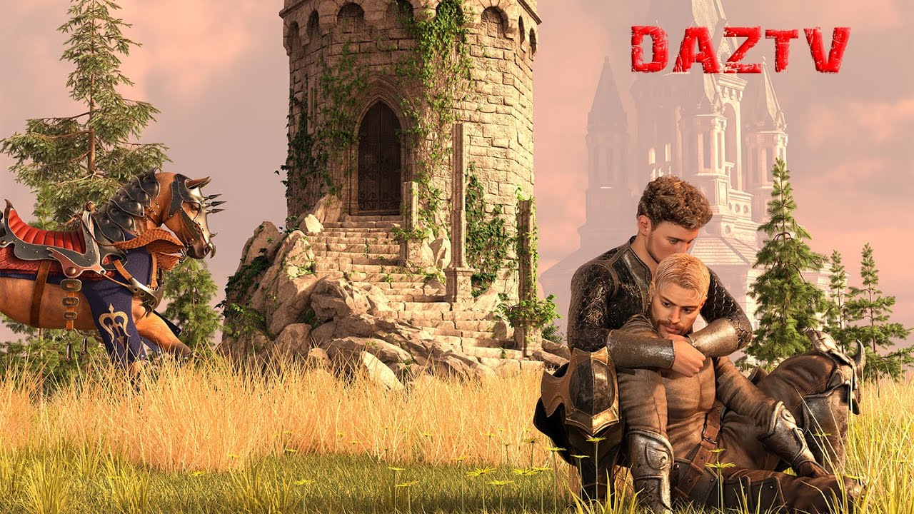 DAZTV Live Stream Arthur and Lancelot Daz Studio Art Creation - YouTube