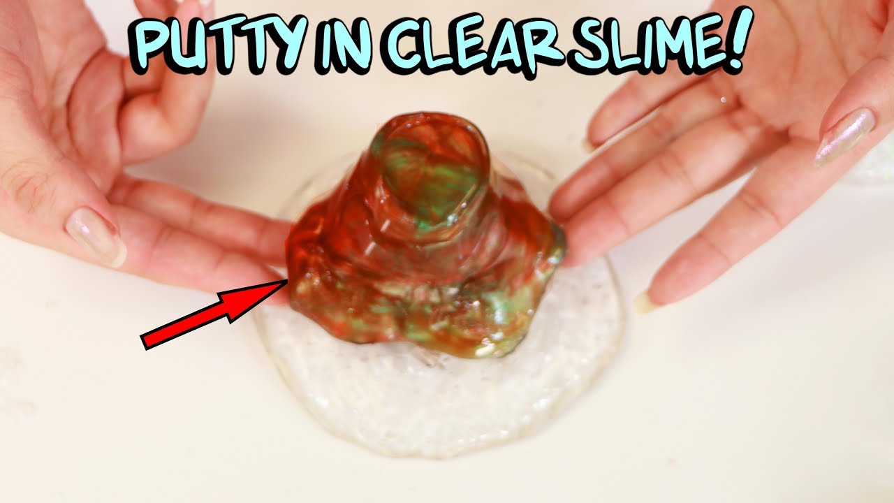 MIXING MY PUTTY IN CLEAR SLIME! Satisfying slime asmr Slimeatory #481 - YouTube