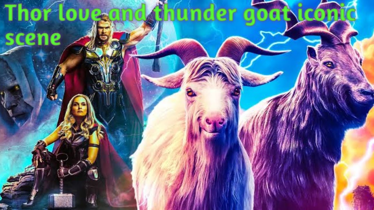 Thor and Goat iconic full scene #thor #marvel #viralvideo # ...