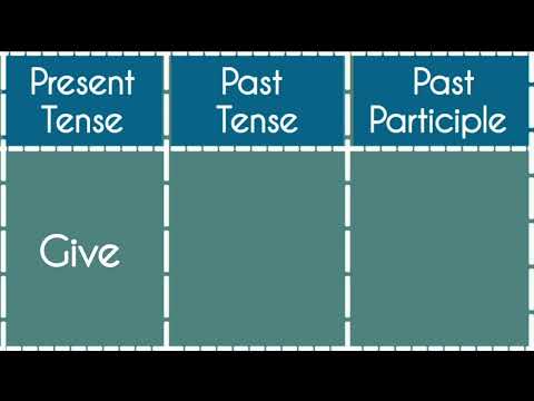 Give -Present|Past|Past Participle Tense||Verb Forms in english v1 v2 v3