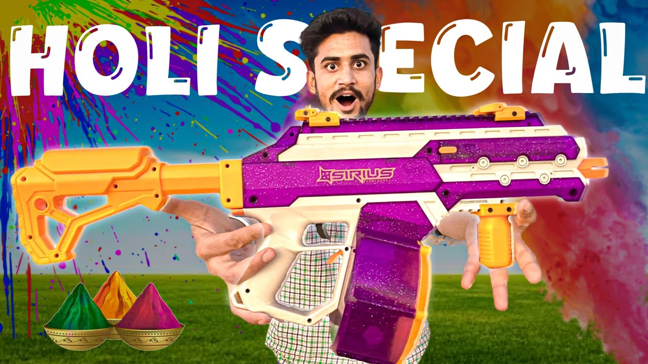 2024 Best Holi Gun - Holi Pichkari Water Gun Unboxing | Pichkari Gun ...