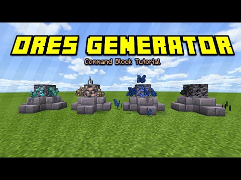 How To Make Ores Generator For Your Server | Minecraft PE | Tutorial ...