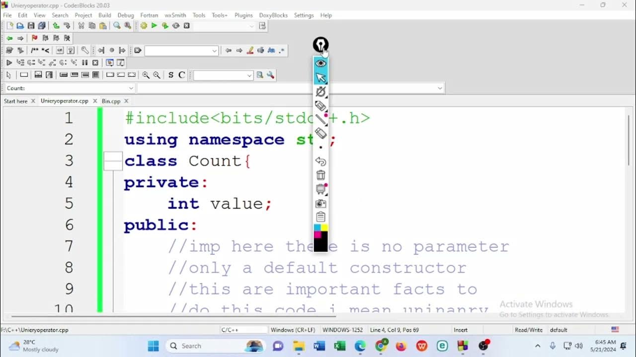 Operator Overloading and Unary Operator Overloading(Part1) - YouTube