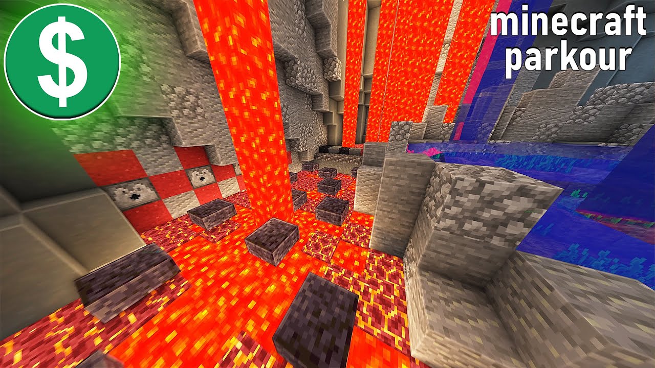 Minecraft Parkour Gameplay No Copyright 4K - YouTube