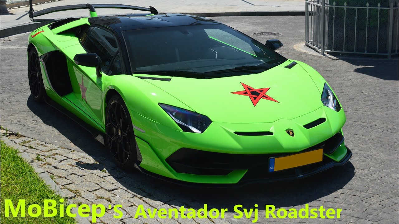 MOBICEP Drives His Lamborghini Aventador LP770 4 SVJ Roadster Thru ...