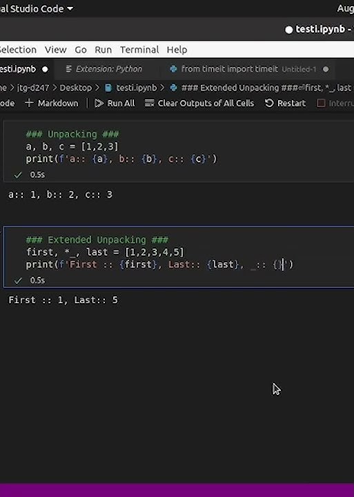 Do You Know Extended Unpacking Python Tip Of The Day 9 Youtube