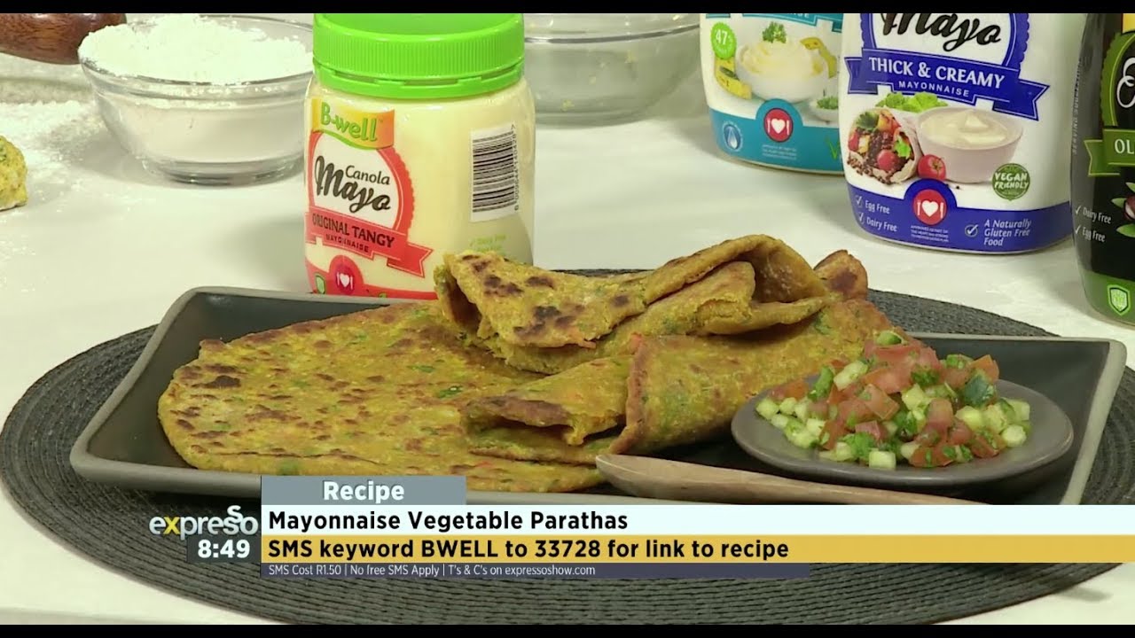 B-well Mayonnaise Vegetable Parathas - YouTube