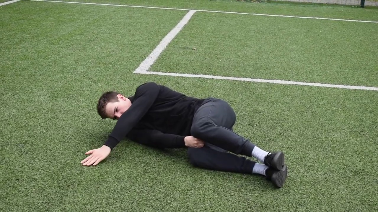 Side Lying Thoracic Spine Overhead Rotation (Sunset) - YouTube