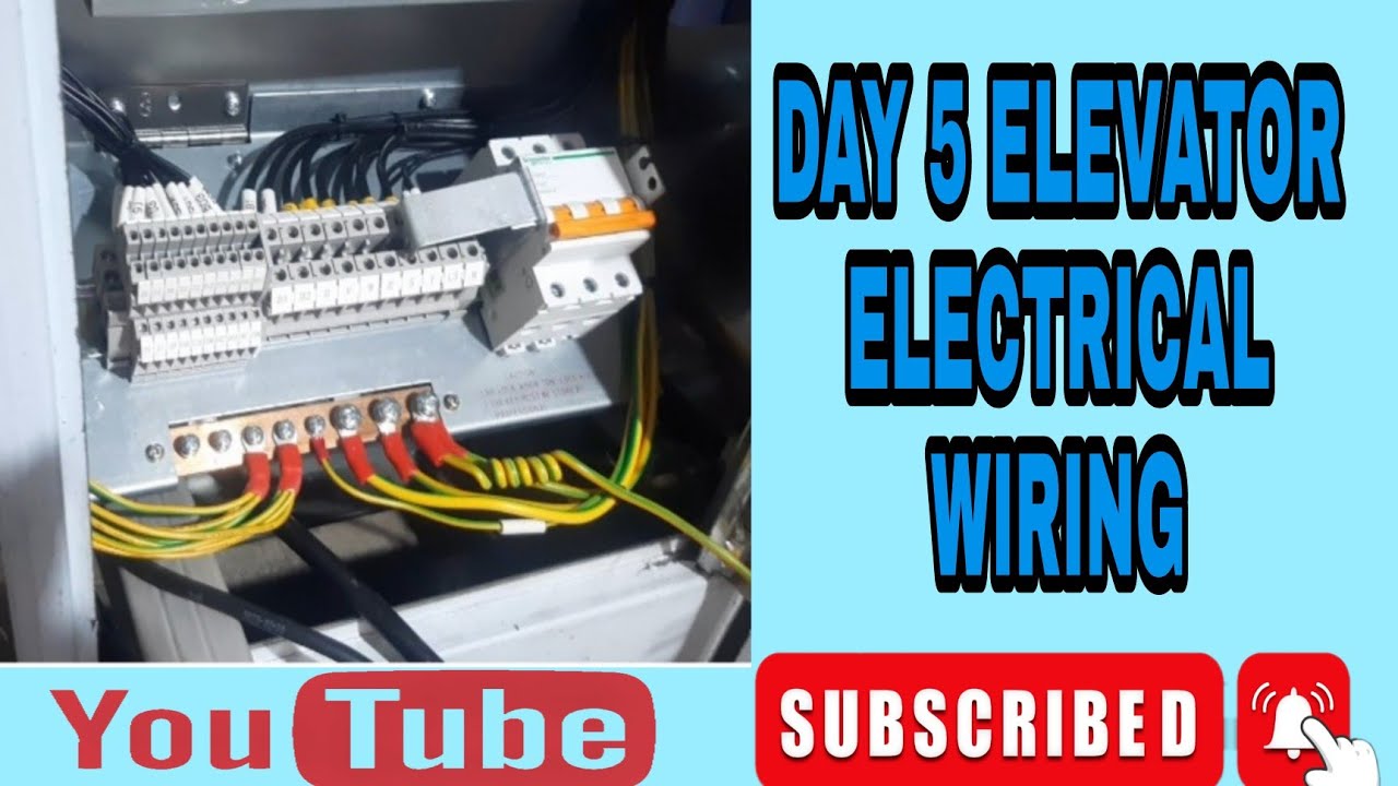 DAY 5, ELEVATOR ELECTRICAL WIRING/ Erwin tech - YouTube