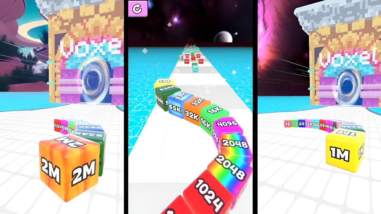 Jelly Tube Run 1M 2M 2048 - YouTube